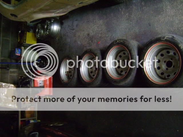 FS 13x8 steelies with Hoogie Drag Racing tires | VW Vortex - Volkswagen ...